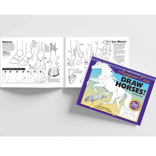 Horse Hollow Anyone Can Draw Horses Book – Old Field Farm Horse & Home