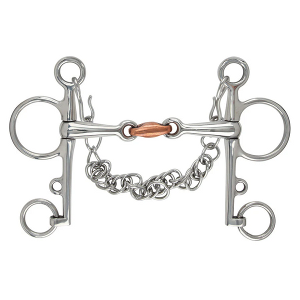 Shires Double Jointed Copper Lozenge Pelham – Old Field Farm Horse & Home